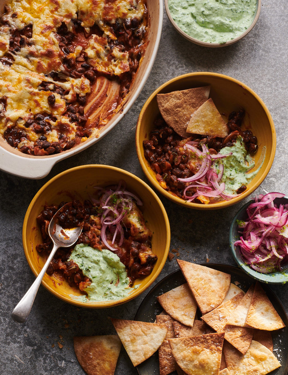 Bold Bean Co - Gerookte zwarte bonenschotel met kruidige zure room