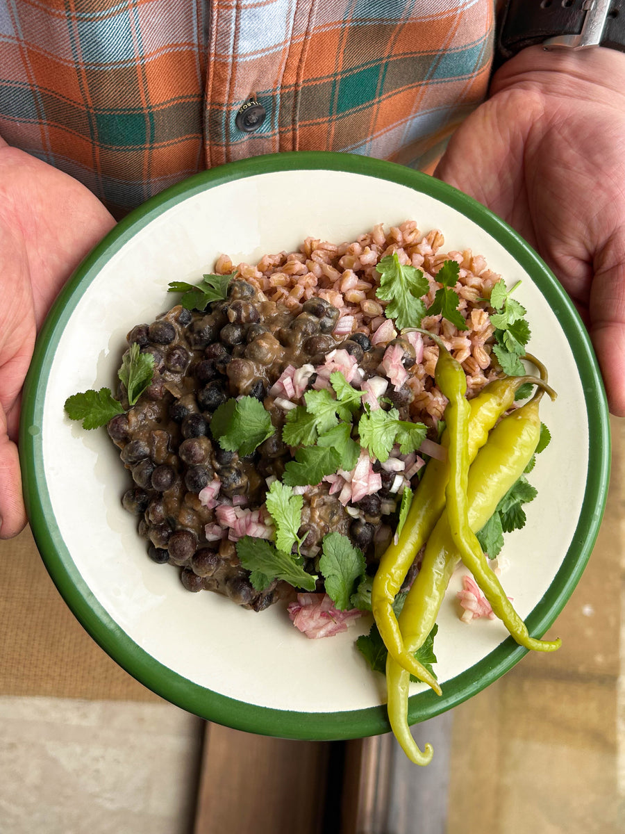 Bold Bean Co - Refried Carlin Peas with Grains + Pickled Chillis
