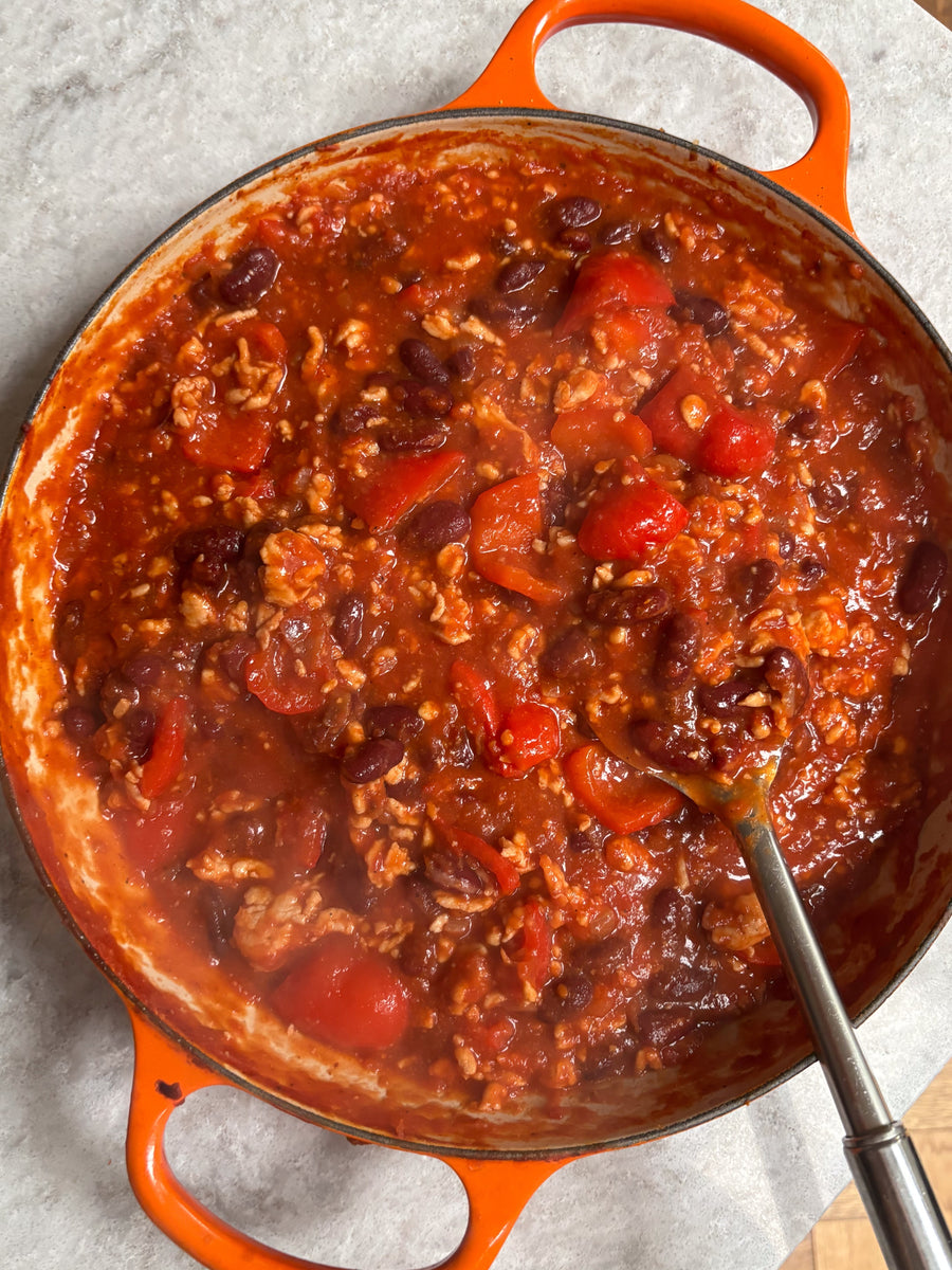 Bold Bean Co - One-Pot Chipotle Chicken + Kidney Bean Chilli